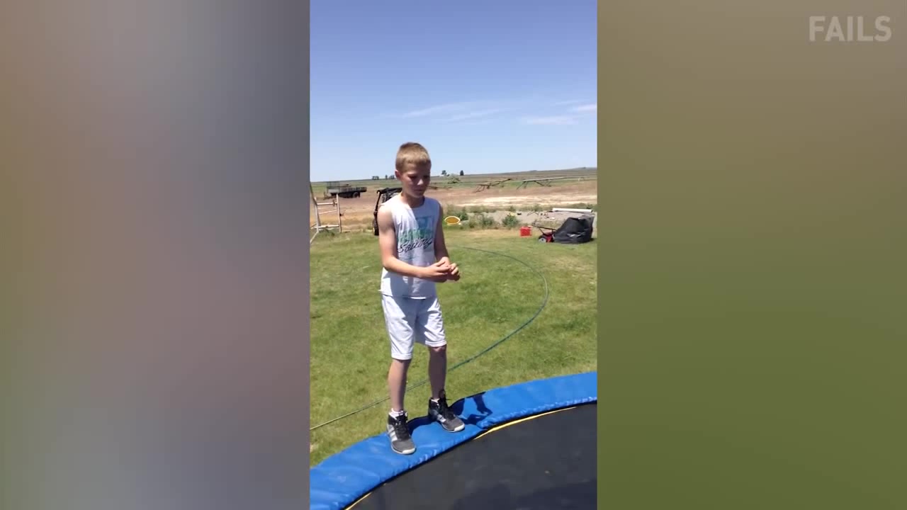 TRY NOT TO LAUGH - Funny Kids Fails Compilation 2019 | Funny Trampoline Fails - Coub - The ...