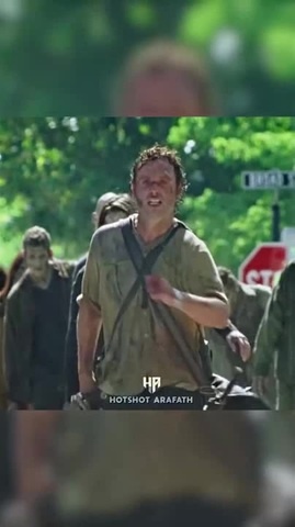 Rick Grimes Running from Walkers🥶 | The Walking Dead | #ytshorts # ...