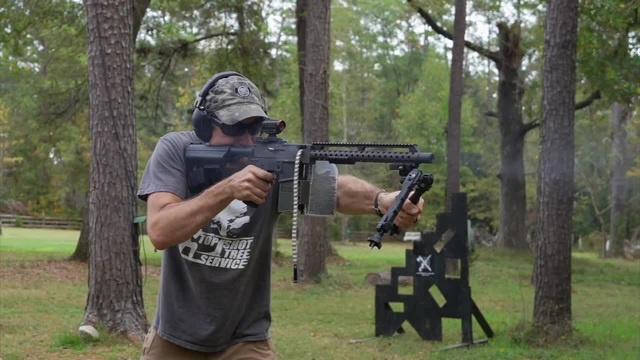 Full Auto Beltfed .22LR Machine Gun - Coub