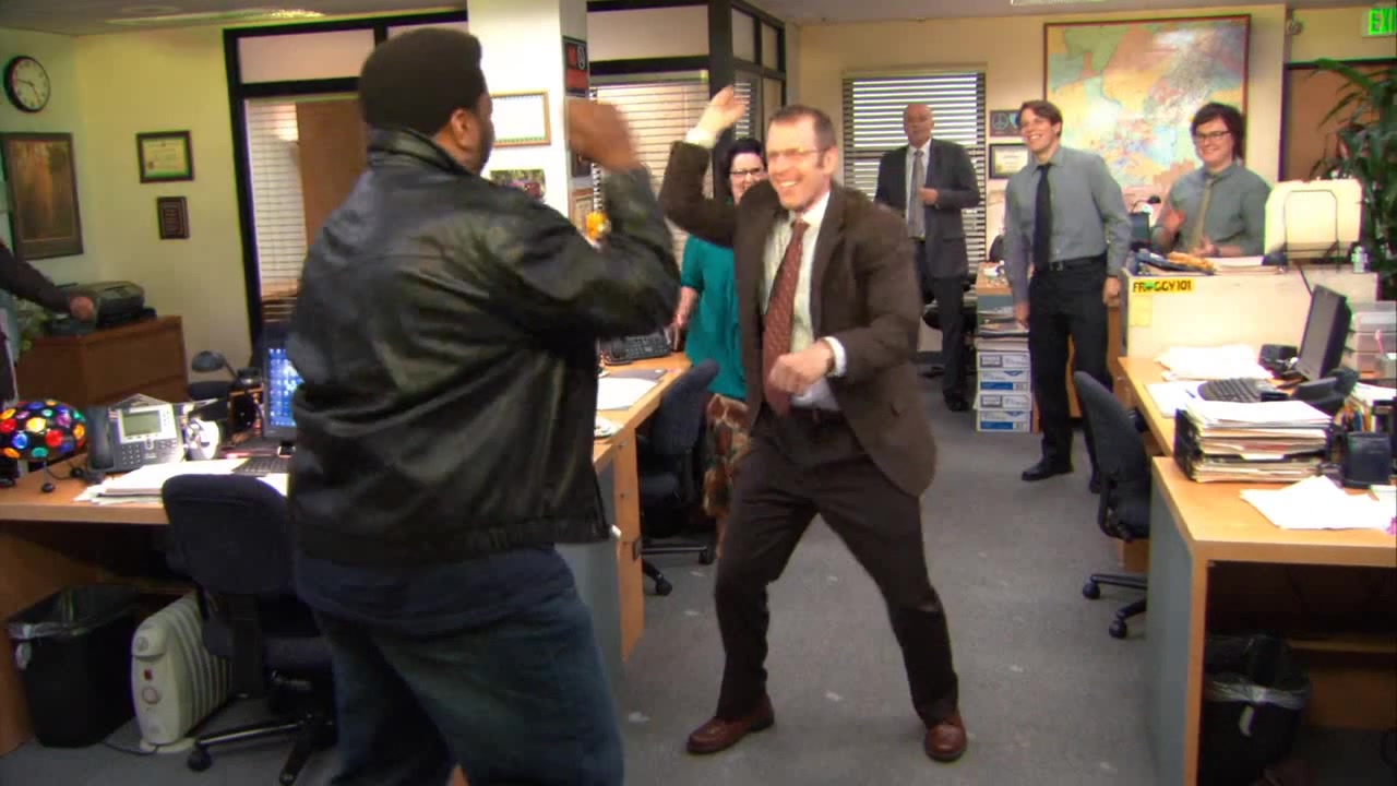 The Office - Retro Dance Party (x5) - Coub