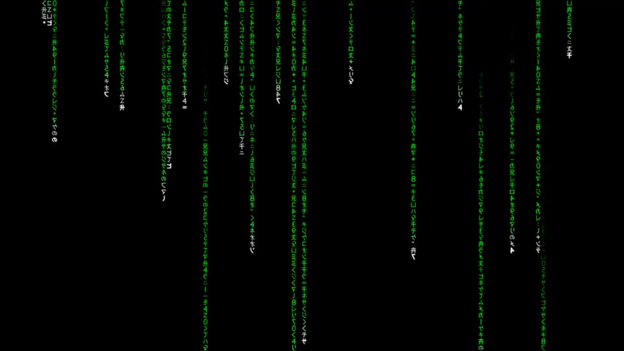 The Matrix Falling Code — No Music - Coub