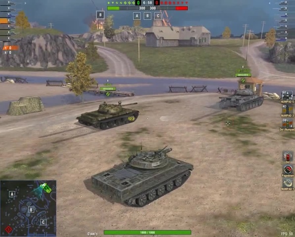 Первый бой с новой карты Молендейк в игре World Of Tanks Blitz Coub