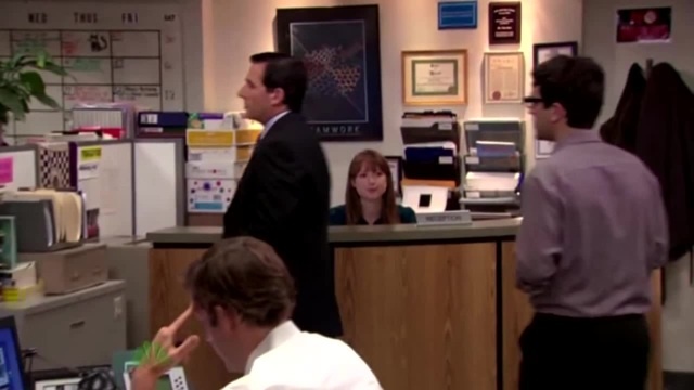 You have our attention just by screaming anything. Michael Scott ...