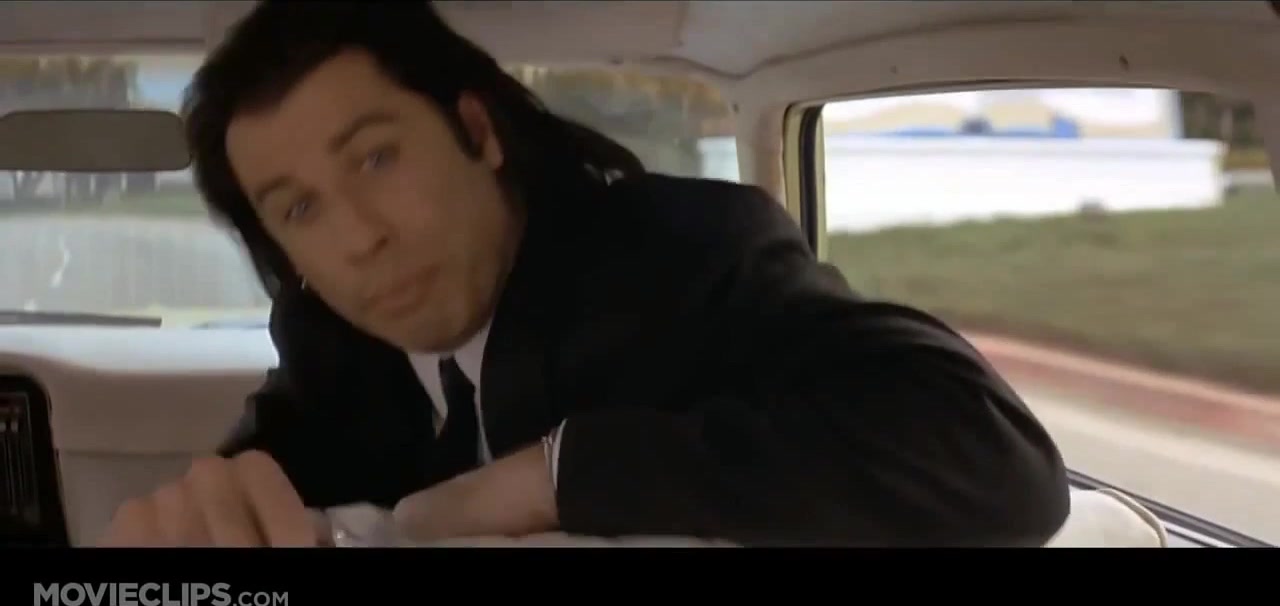 pulp fiction car scene - Coub