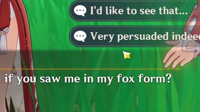 Yae Miko fox form? Oh no... | Genshin Impact Meme - Coub