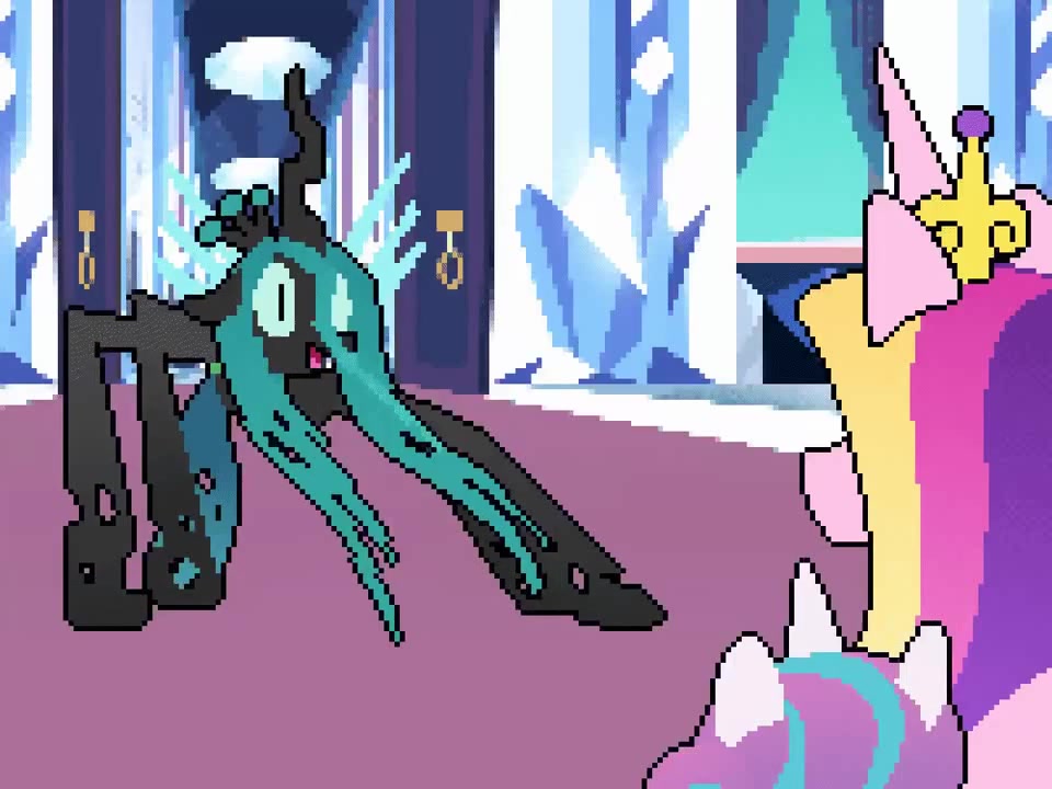 Stick Queen Chrysalis - Coub