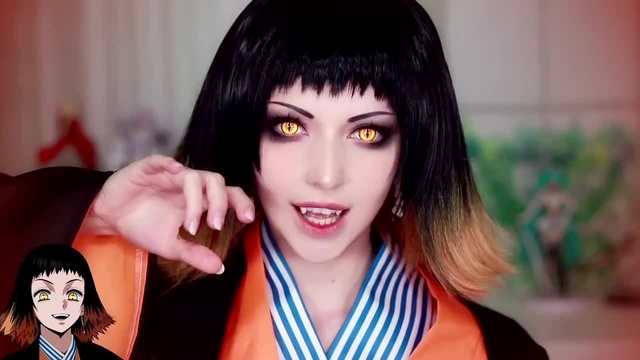 Susamaru Cosplay Makeup Tutorial Demon Slayer 鬼滅の刃 ☆ - Coub