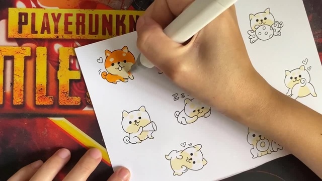 DIY Stickers | Tự Tay Làm Sticker Nhãn Dán Chó Shiba Siêu Đáng Yêu Tại ...