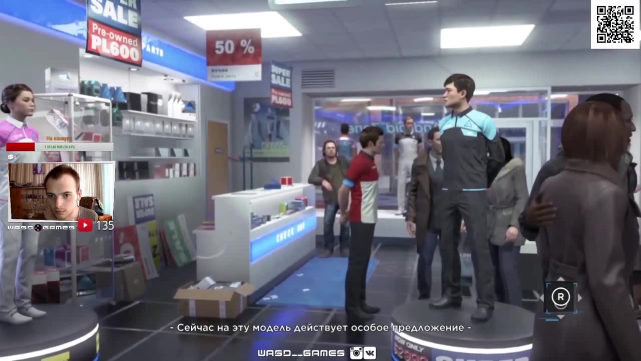 Самые Горячие Кибердевушки! (WASD Games For Fun # 13 DETROIT: BECOME HUMAN ) - Coub