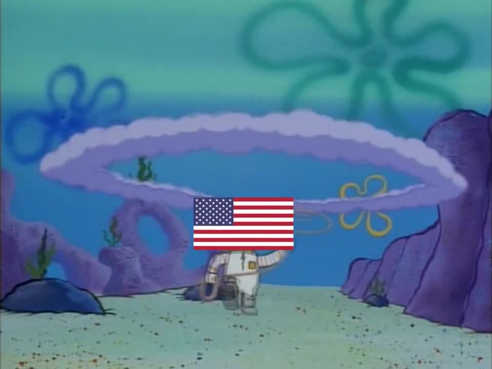 America in WW2 in a nutshell (Spongebob) - Coub