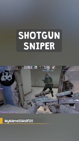 Shotgun sniper - Coub