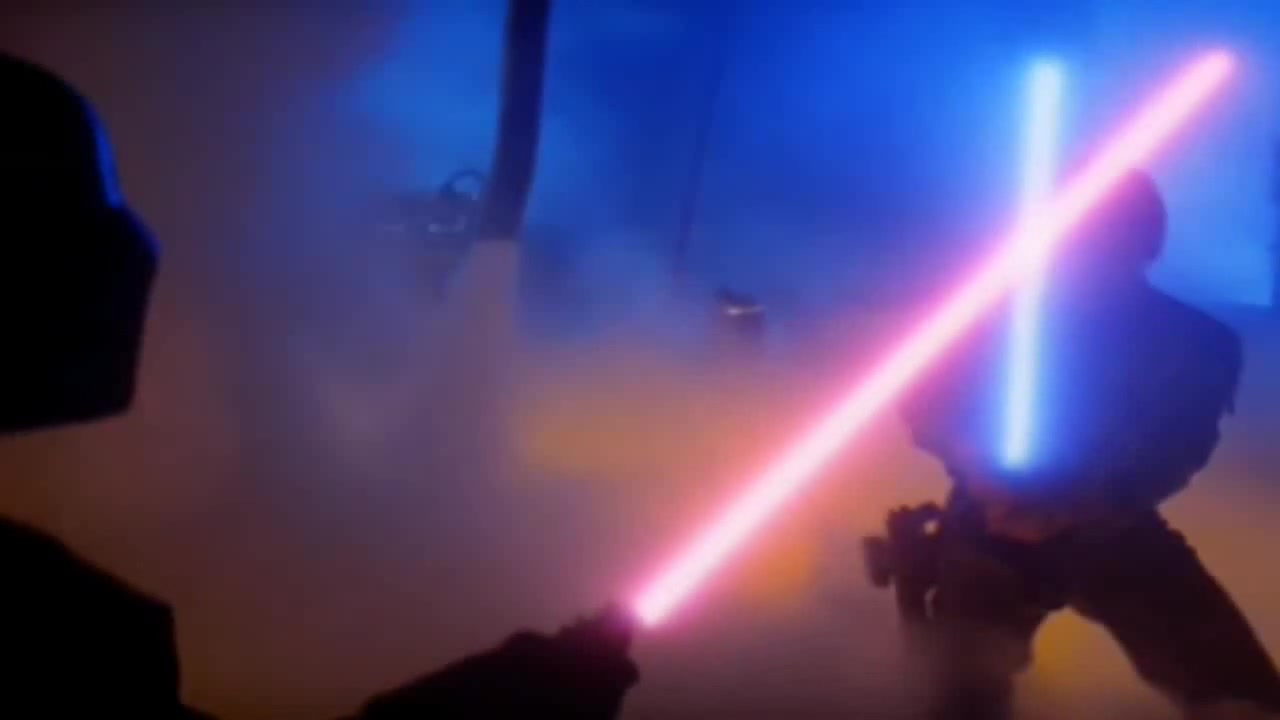 Luke Skywalker VS Darth Vader Empire Strikes Back Bespin Duel HD - Coub