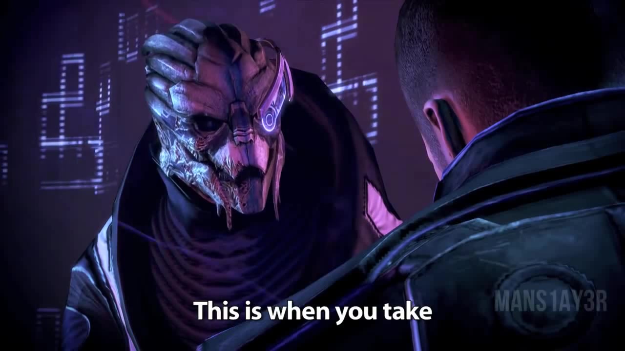 Garrus and Male Shepard Tango (extended Gamer Poop scene) - Coub