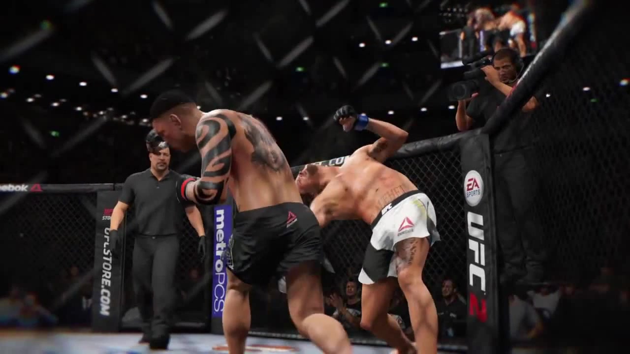 EA SPORTS™ UFC® 2 double knockout - Coub