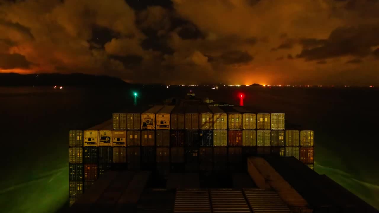 The Gunhilde Maersk - Time Lapse / ''Not Alone'' - Coub