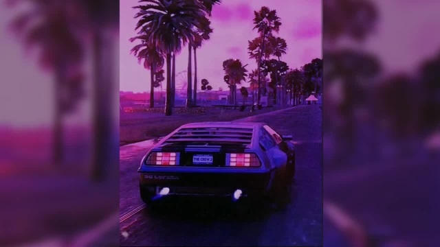 Retrowave Delorean - Coub