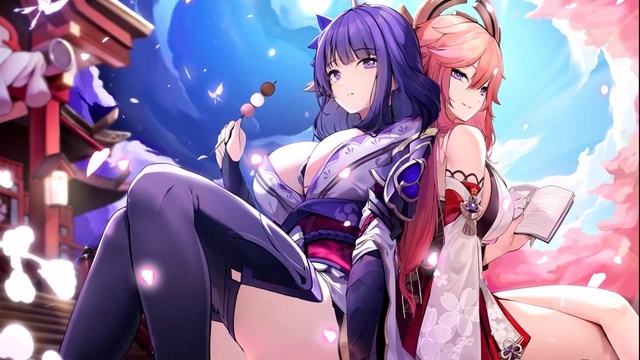 Raiden & Yae Miko - Coub