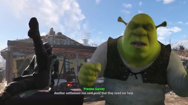 Shrek in Fallout 4 - Coub