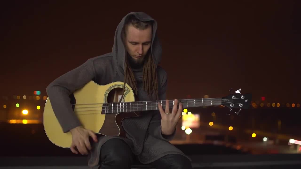 Amazing acoustic bass player // BassTheWorld.com - Coub