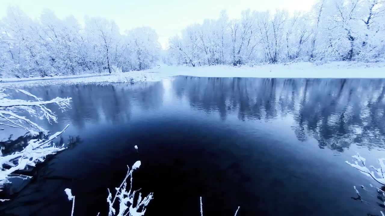 Winter river - Coub - The Biggest Video Meme Platform