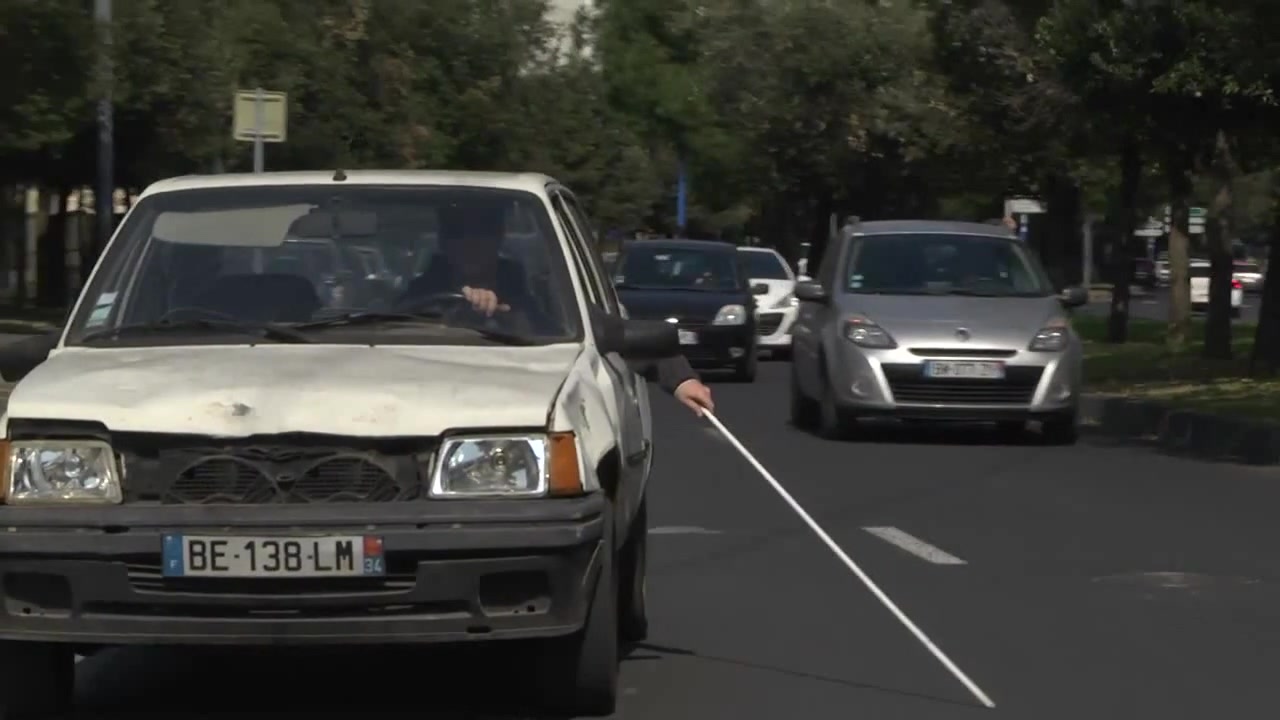 BLIND MAN DRIVING - Coub