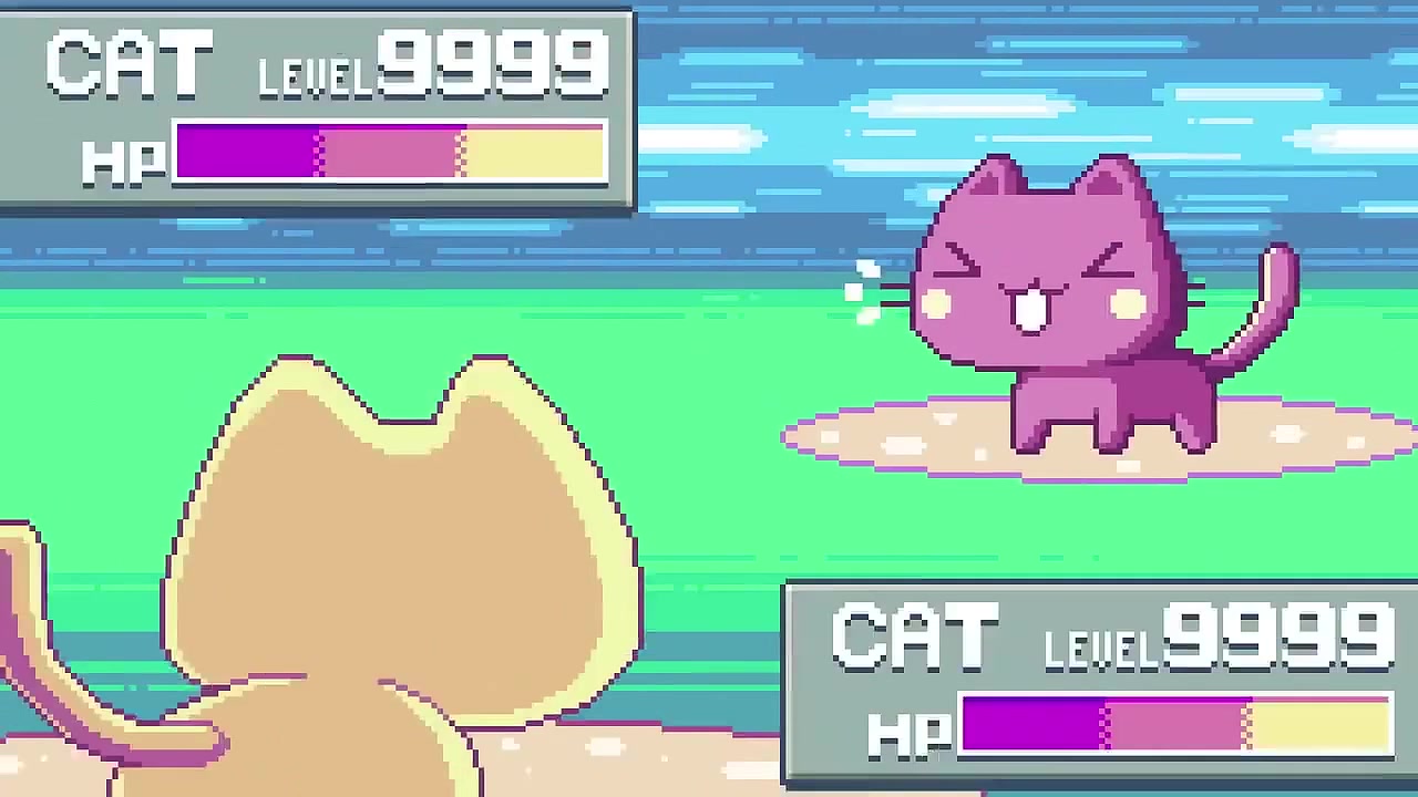 pixel cats are everywhere - Coub