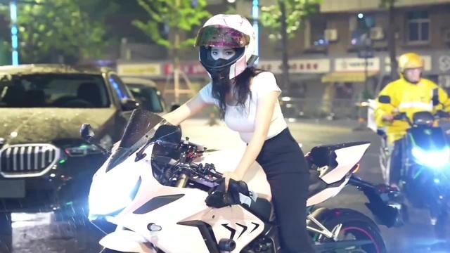 motorcycle girl - Coub