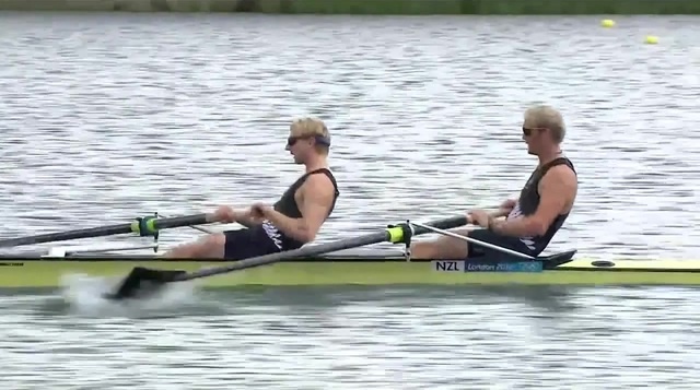 Murray & Bond (NZL) Win Rowing Men's Pair Gold - London 2012 Olympics ...