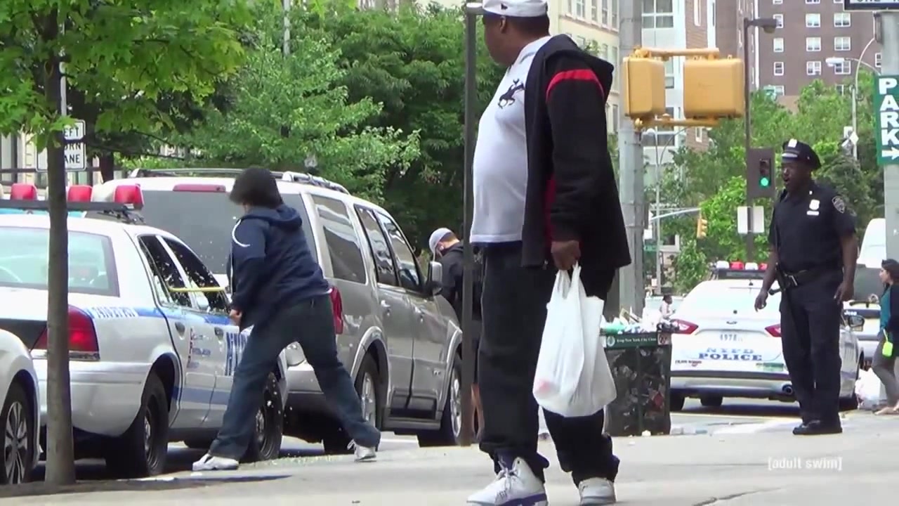 Cop Car Smash | The Eric Andre Show | Adult Swim - Coub