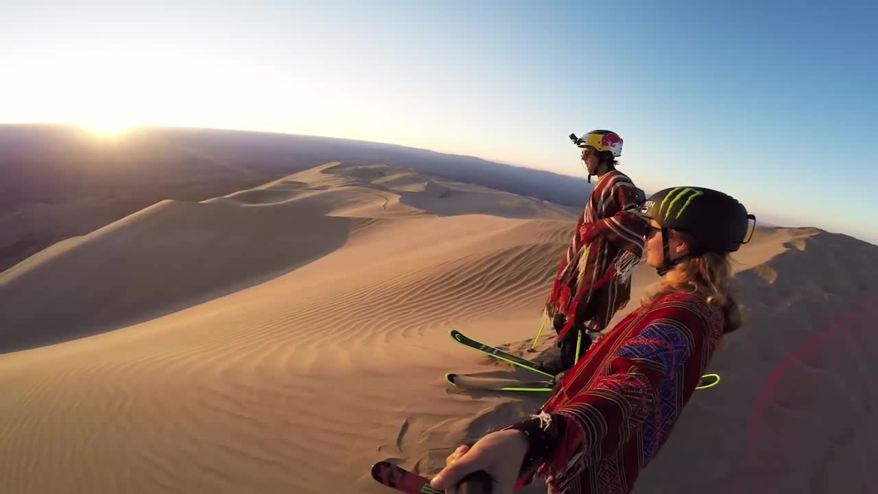 Dunes - Sand Skiing in Peru - Coub