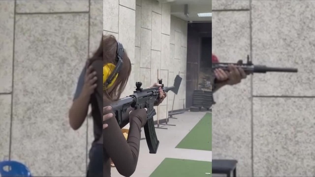 Yuan Sayuki in shooting gallery - Coub