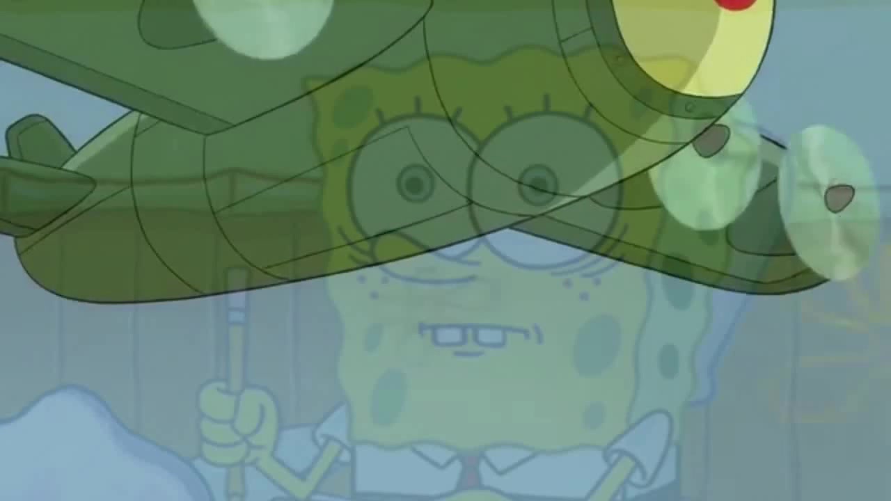 SpongeBob has a Korean War flashback - Coub