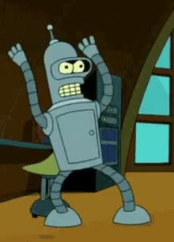 Futurama Bender Dance - Coub