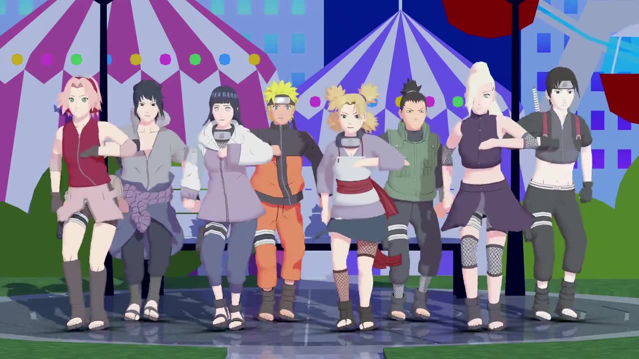 BAAM【NARUTO MMD】NARUHINA＆SASUSAKU＆SHIKATEMA＆SAIINO - Coub
