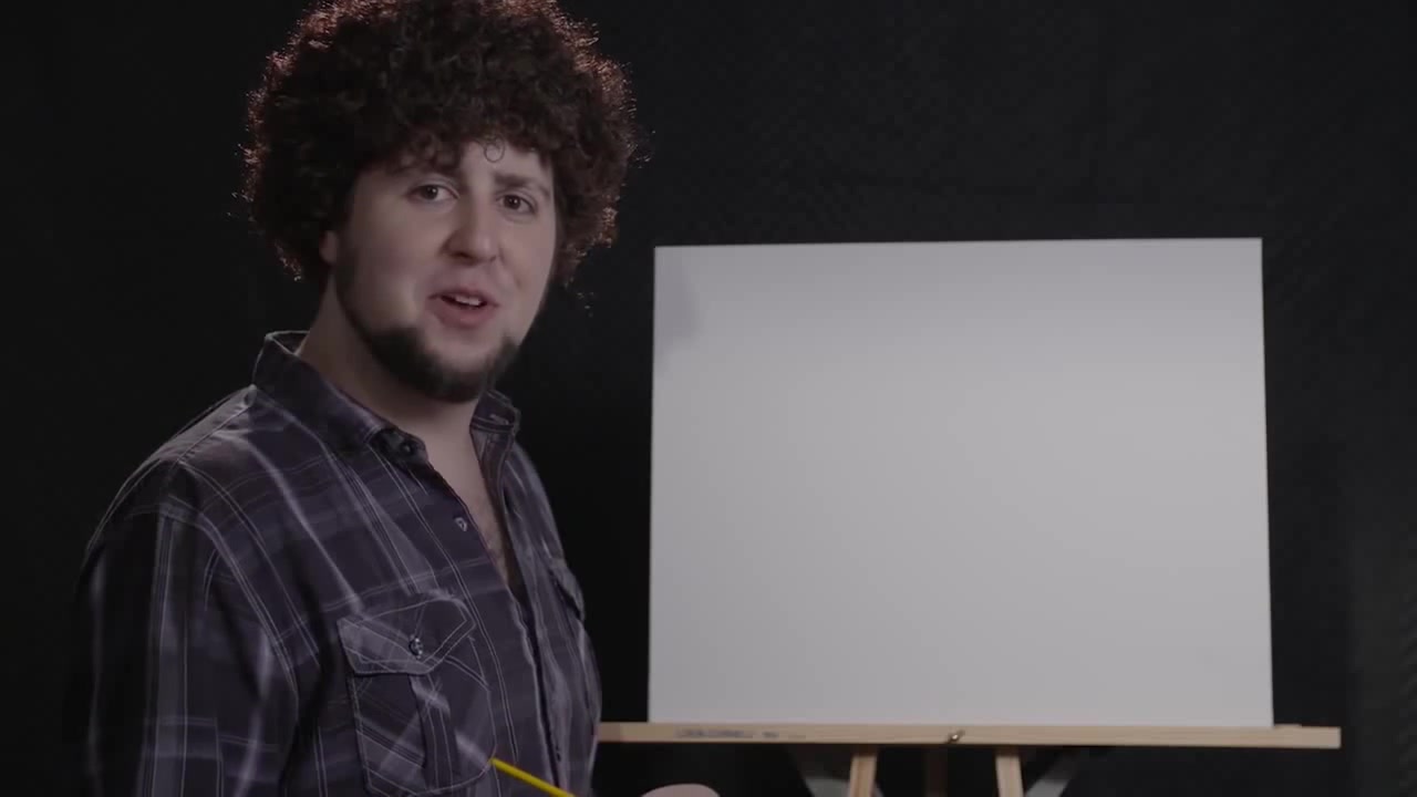 Jontron - Painting with Jon Ross [JONTRON CHALLENGE] - Coub