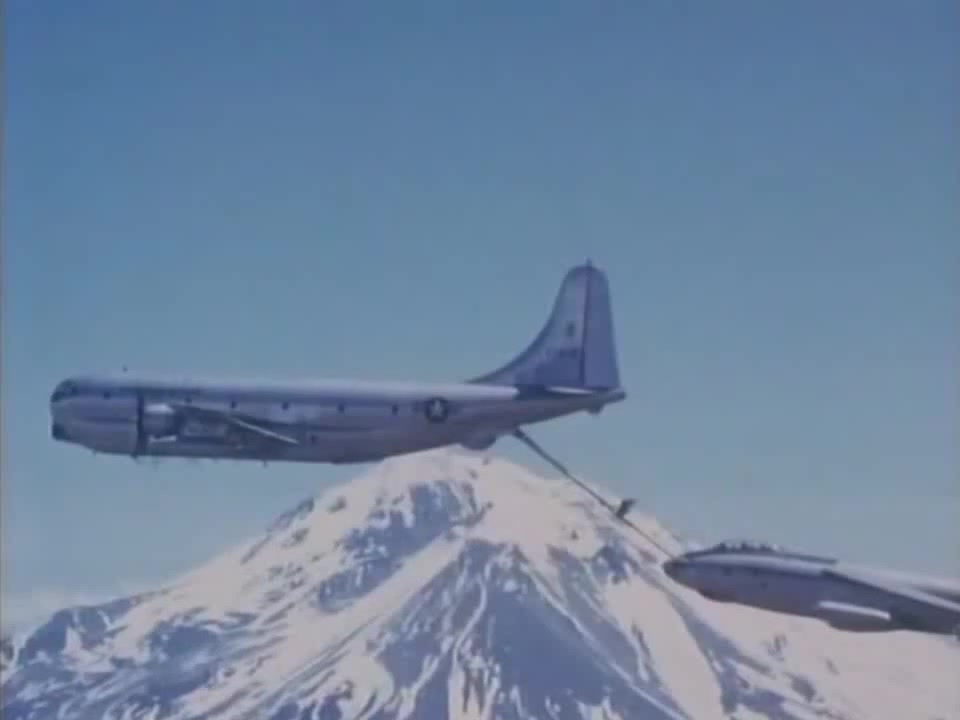 B-47 refueling from KC-97G - Coub