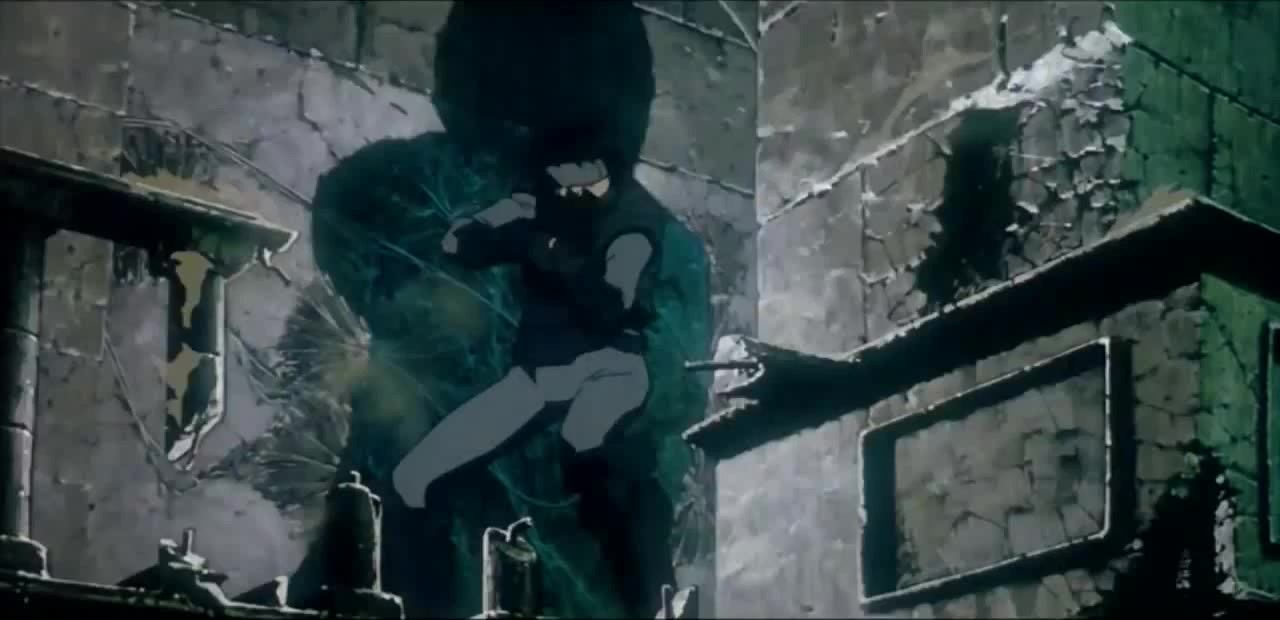 Ghost in the Shell: Motoko Kusanagi VS Tank - Coub