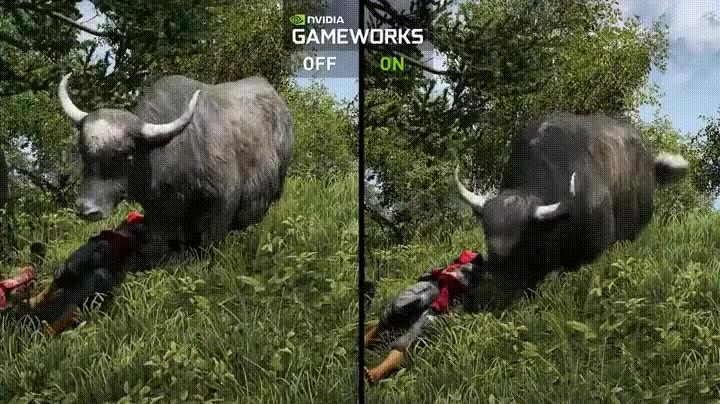 NVIDIA HairWorks - Coub