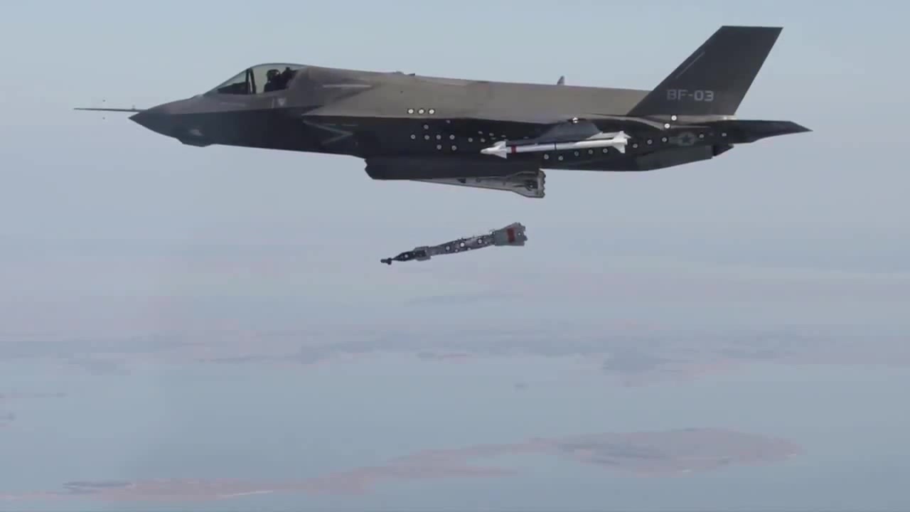 Оружие нового поколения F-35/BLU-108 - Coub