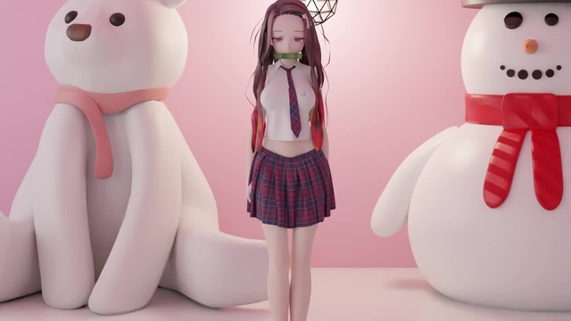 [MMD 紳士向け] 禰豆子 SISTAR-Shake it! - Coub