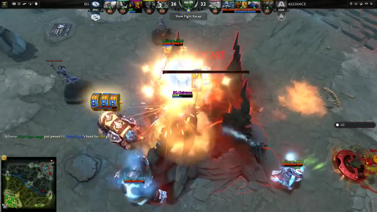 Dota 2 DING DING DING MOTHERF**KER! - EG vs Alliance - TI6 - Coub