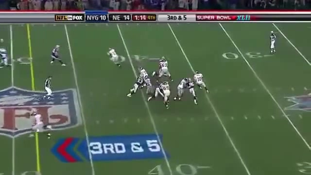 Ny Giants - The Helmet Catch 1(Eli to David Tyree) - Coub