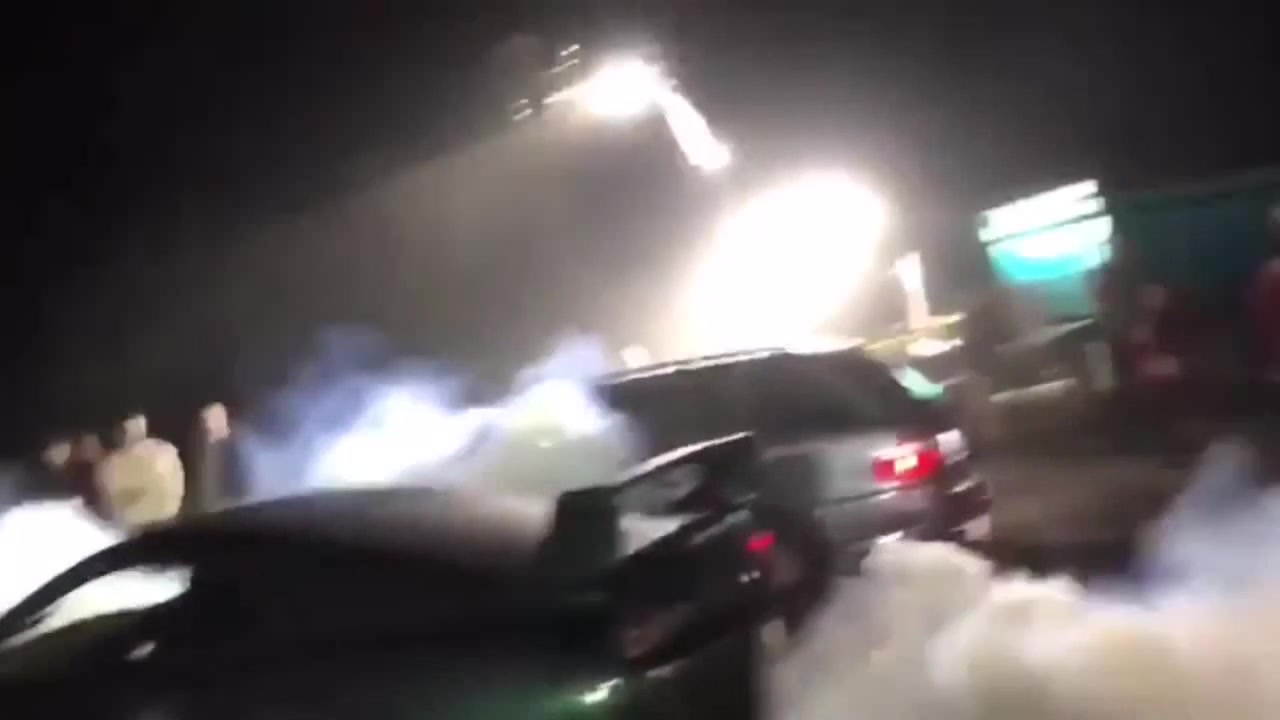 Toyota Supra Mk4 Epic burnout!!! 2step. - Coub