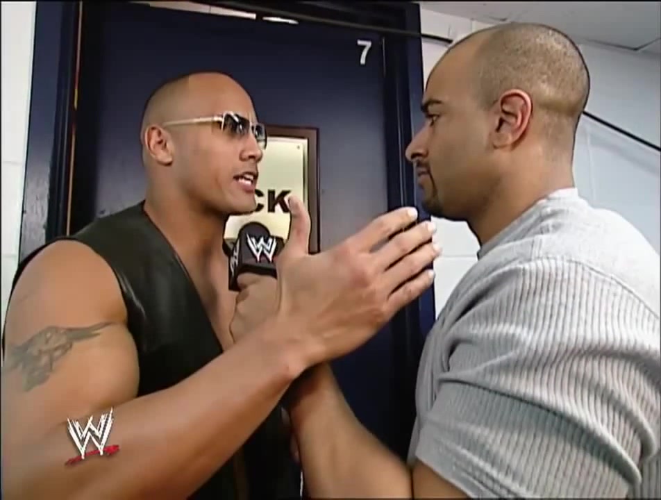 WWF The Rock makes fun of Coach 2003 HD - Coub