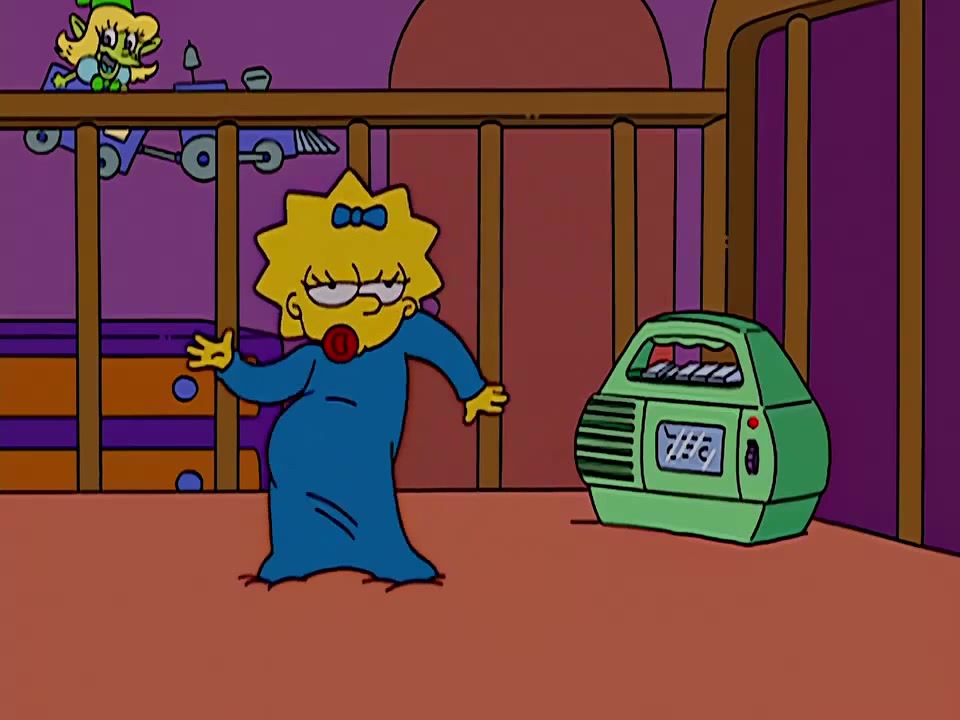The Simpsons - Maggie dance - Coub