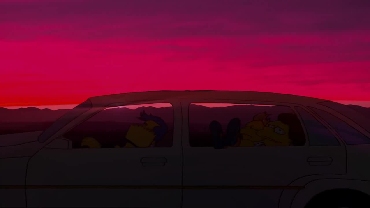 Bart on the Road - Coub