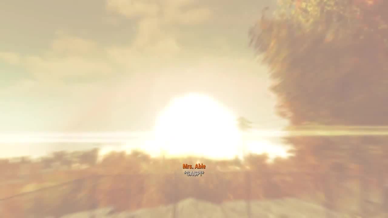 Fallout4 the bomb going off its the end of the world and I feel fine ...
