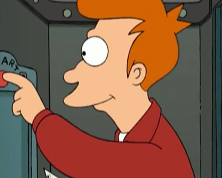 Broken red button - Coub