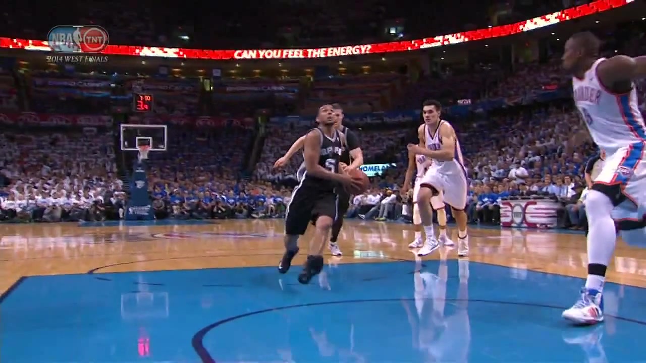 Cory Joseph Drives and Drops the Poster Dunk on Serge Ibaka - Coub