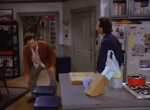 Kramer's incident with Barry (The Monkey) - Coub